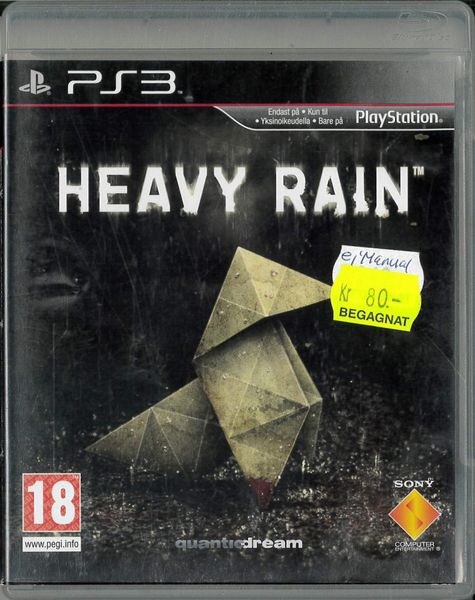 Heavy Rain (Ps3 beg) - Boa